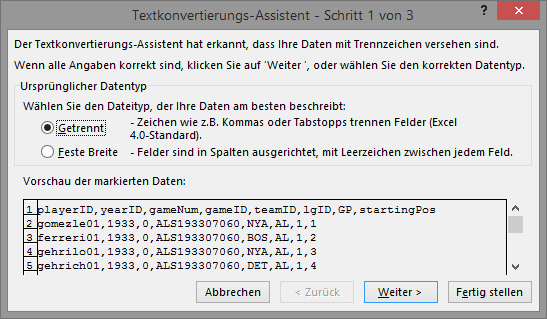Excel: Spalten in CSV-Dateien aufteilen - CHIP