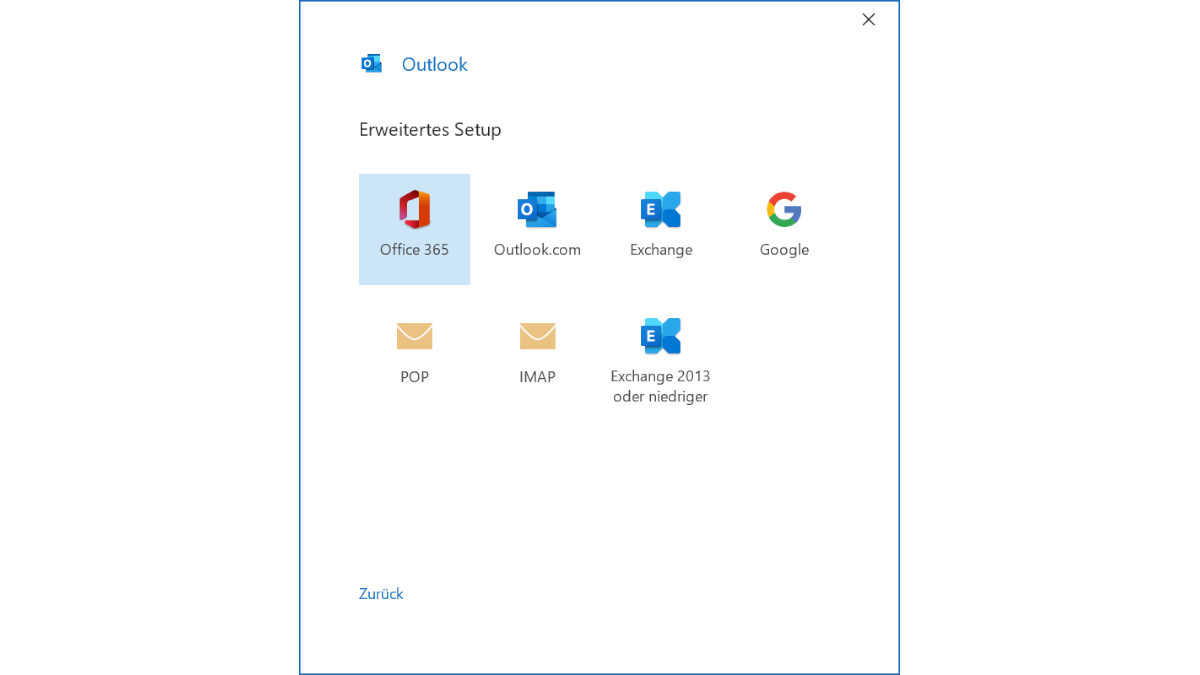 Postfach in Outlook hinzufügen - so geht's - CHIP