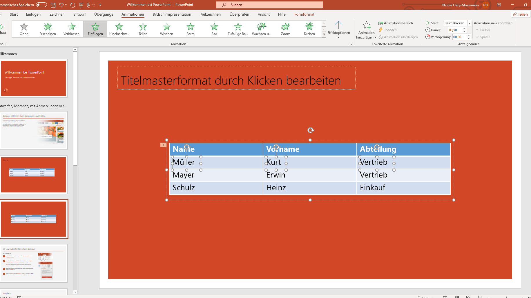Powerpoint: Tabelle animieren - so geht's - CHIP