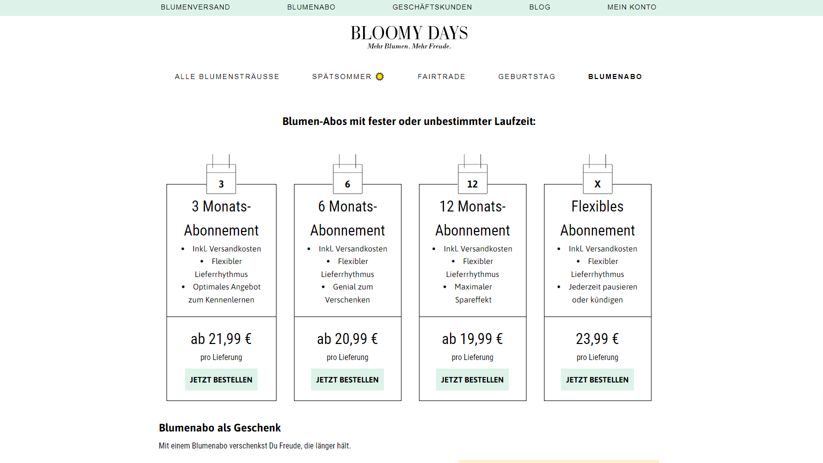 Blumenabo: Anbieter und Preise im Vergleich - CHIP
