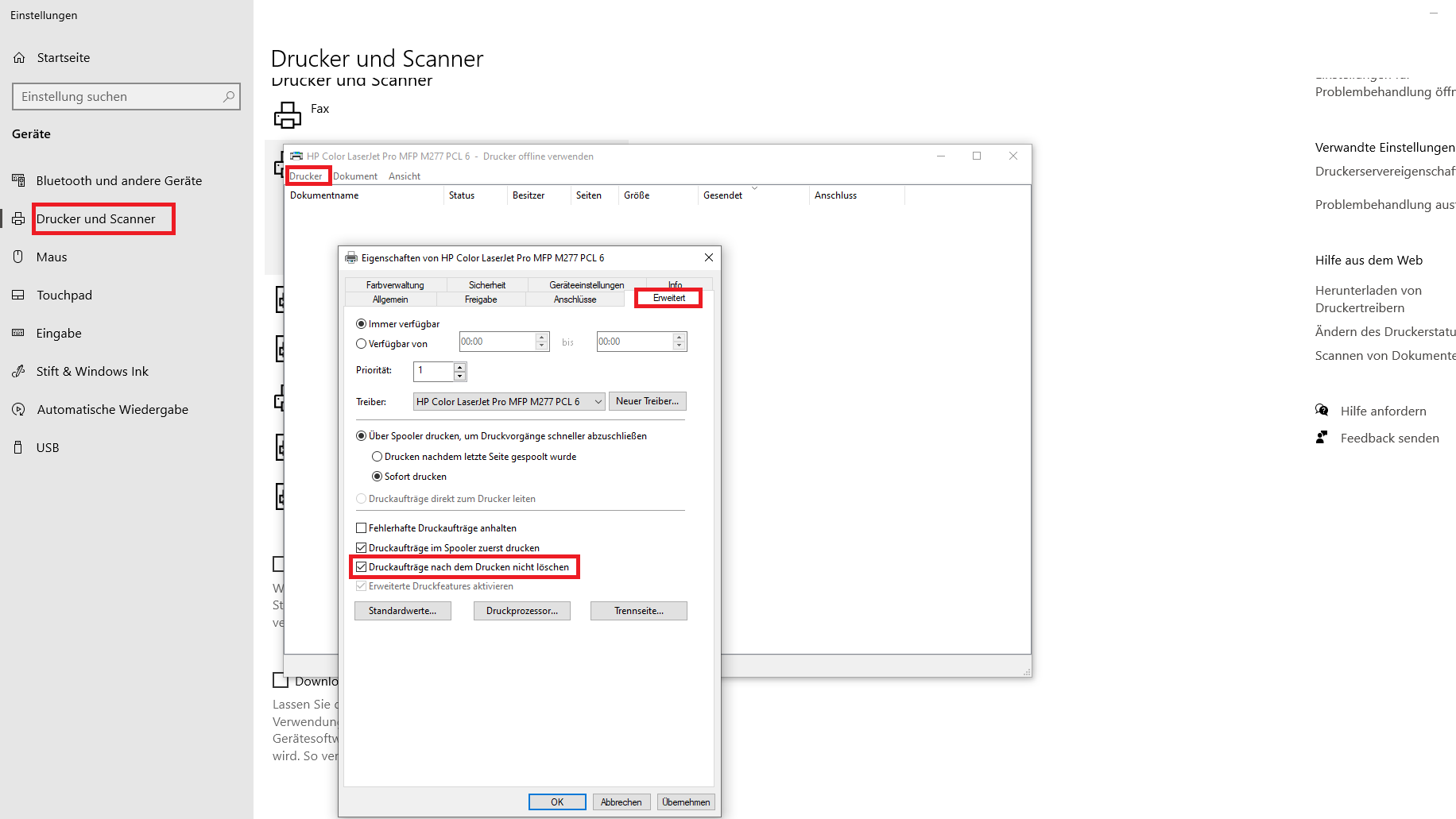 Offene Druckaufträge Anzeigen , So überprüfen Sie den Druckverlauf in ...