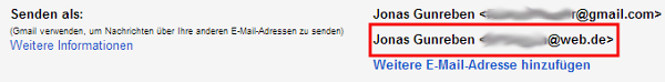 Absender in GMail ändern - CHIP