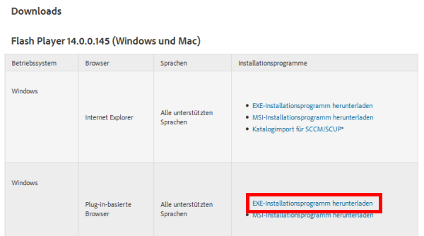 Adobe Flash Player Offline-Installer downloaden - CHIP
