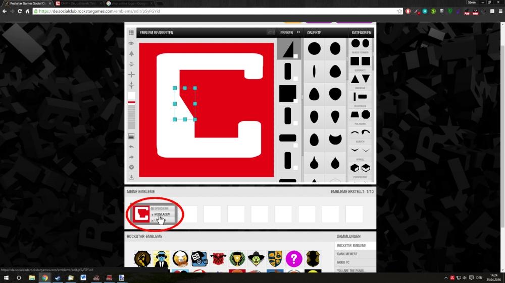 GTA 5: Eigenes Crew-Emblem erstellen und hochladen - CHIP