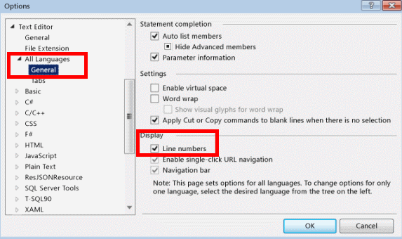 Visual Studio: Zeilennummer anzeigen - CHIP